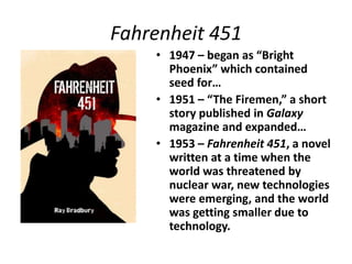 Fahrenheit 451 Technology