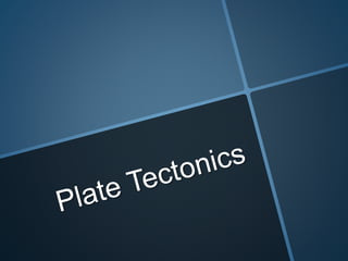 Marine Science Plate Tectonics Notes | PPT