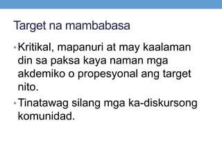mapanuring pag sulat sa akademiya... | PPTX