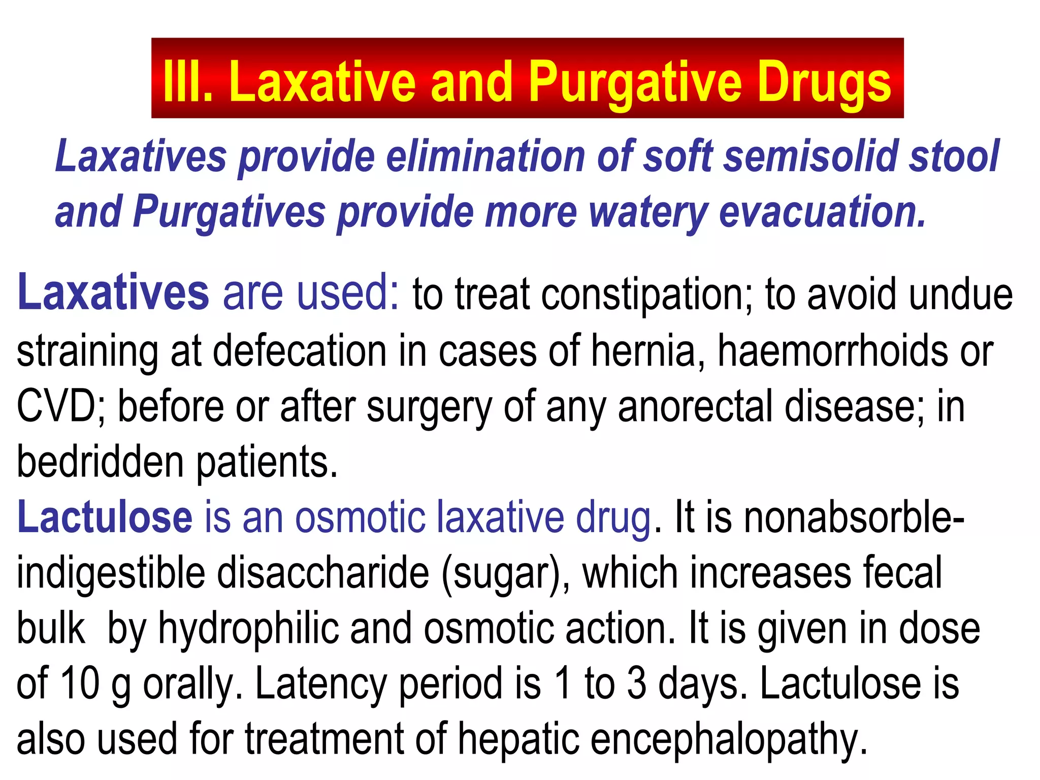 Drugs affecting Gastro Intestinal function | PPT
