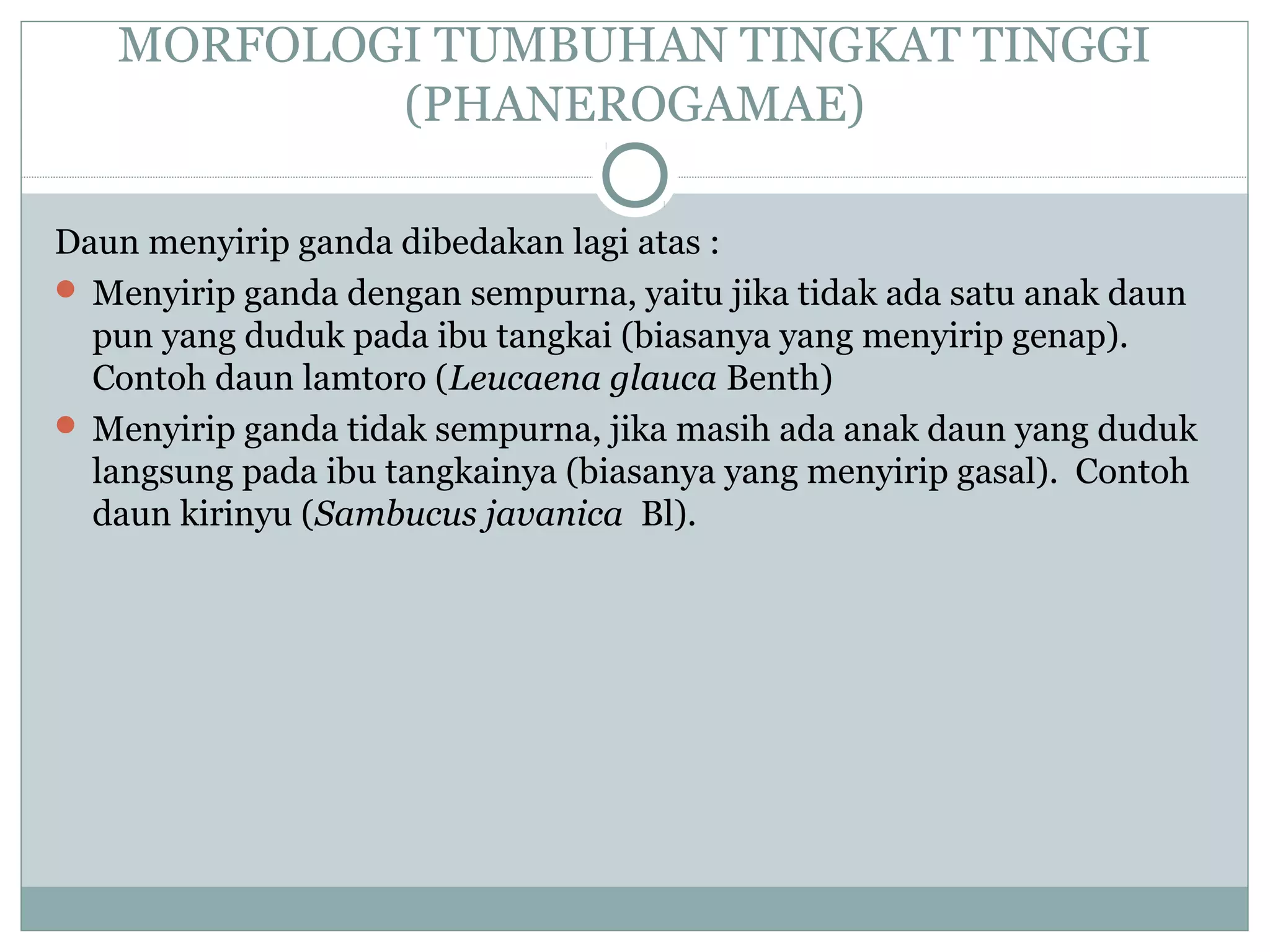 Biologi Tanaman : Terminologi dan morfologi tumbuhan tingkat rendah dan ...