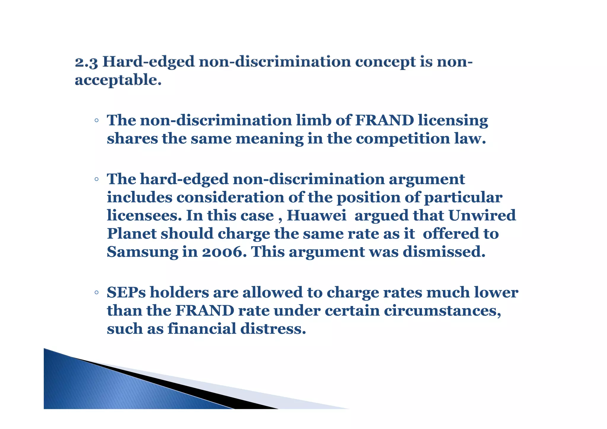MIPLM research project frand licensing | PPT