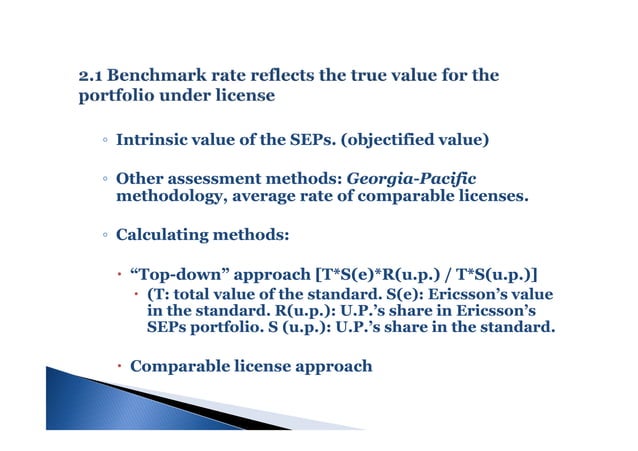 MIPLM research project frand licensing | PPT