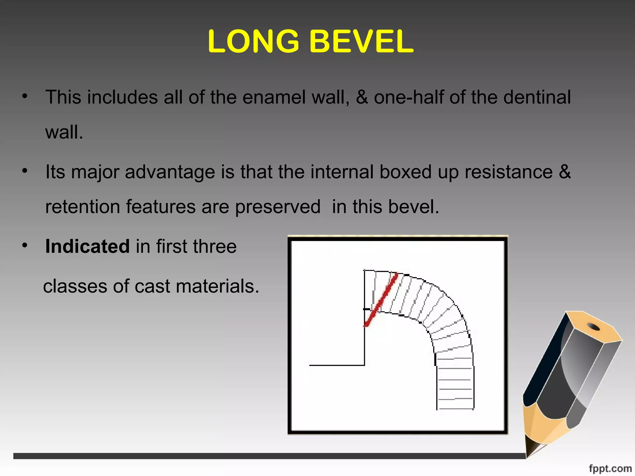Bevels and flares in dental restoration | PPT