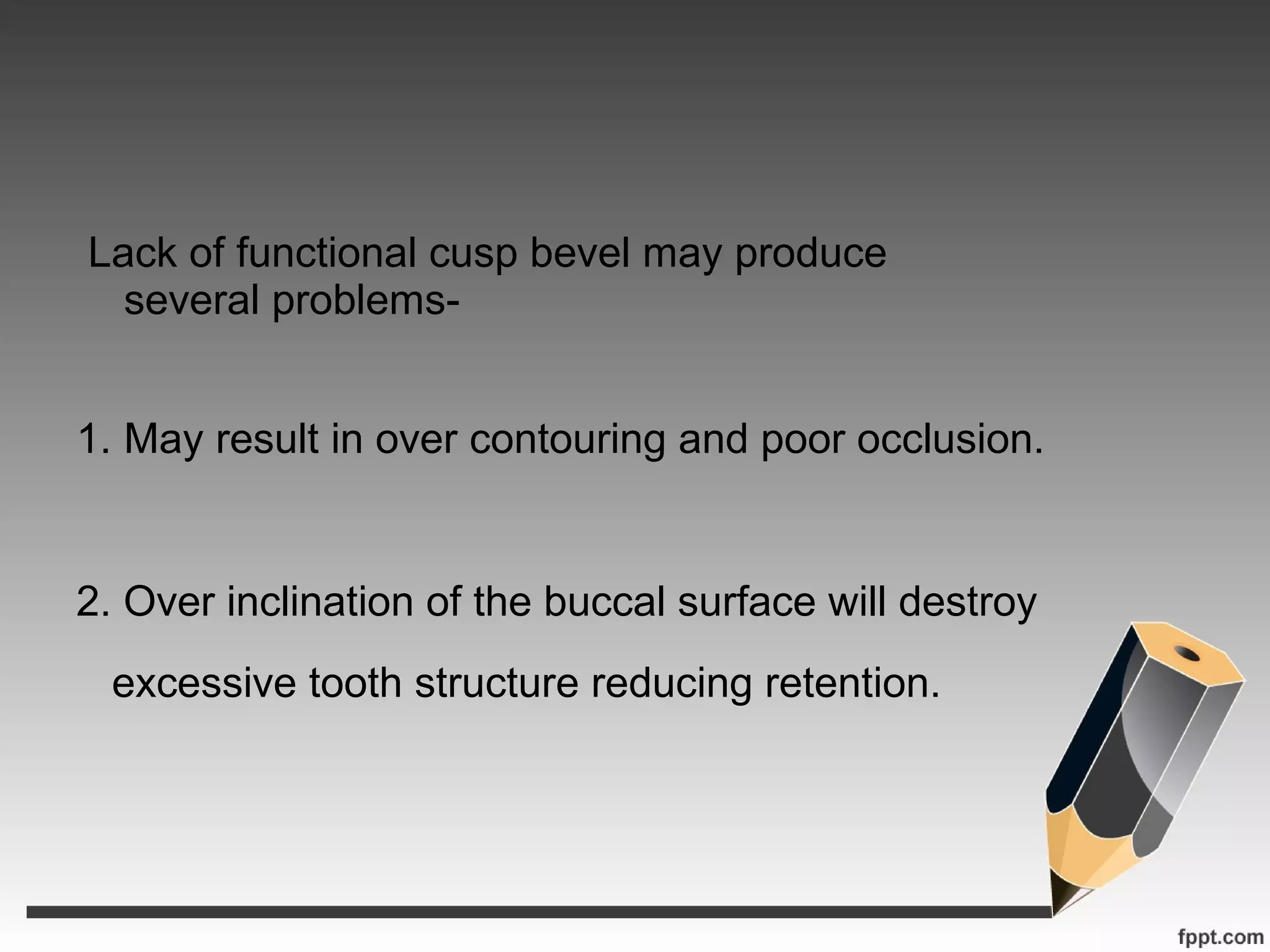 Bevels and flares in dental restoration | PPT
