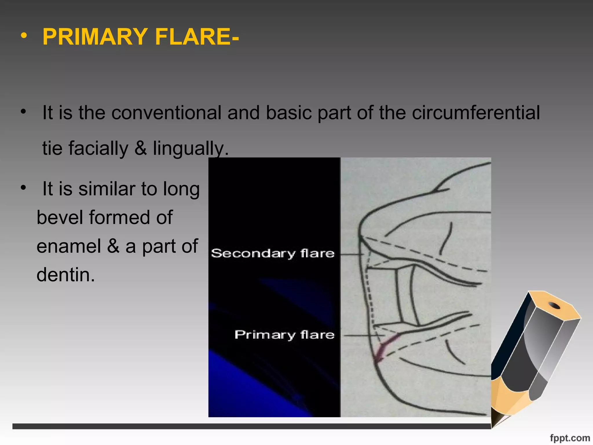 Bevels and flares in dental restoration | PPT