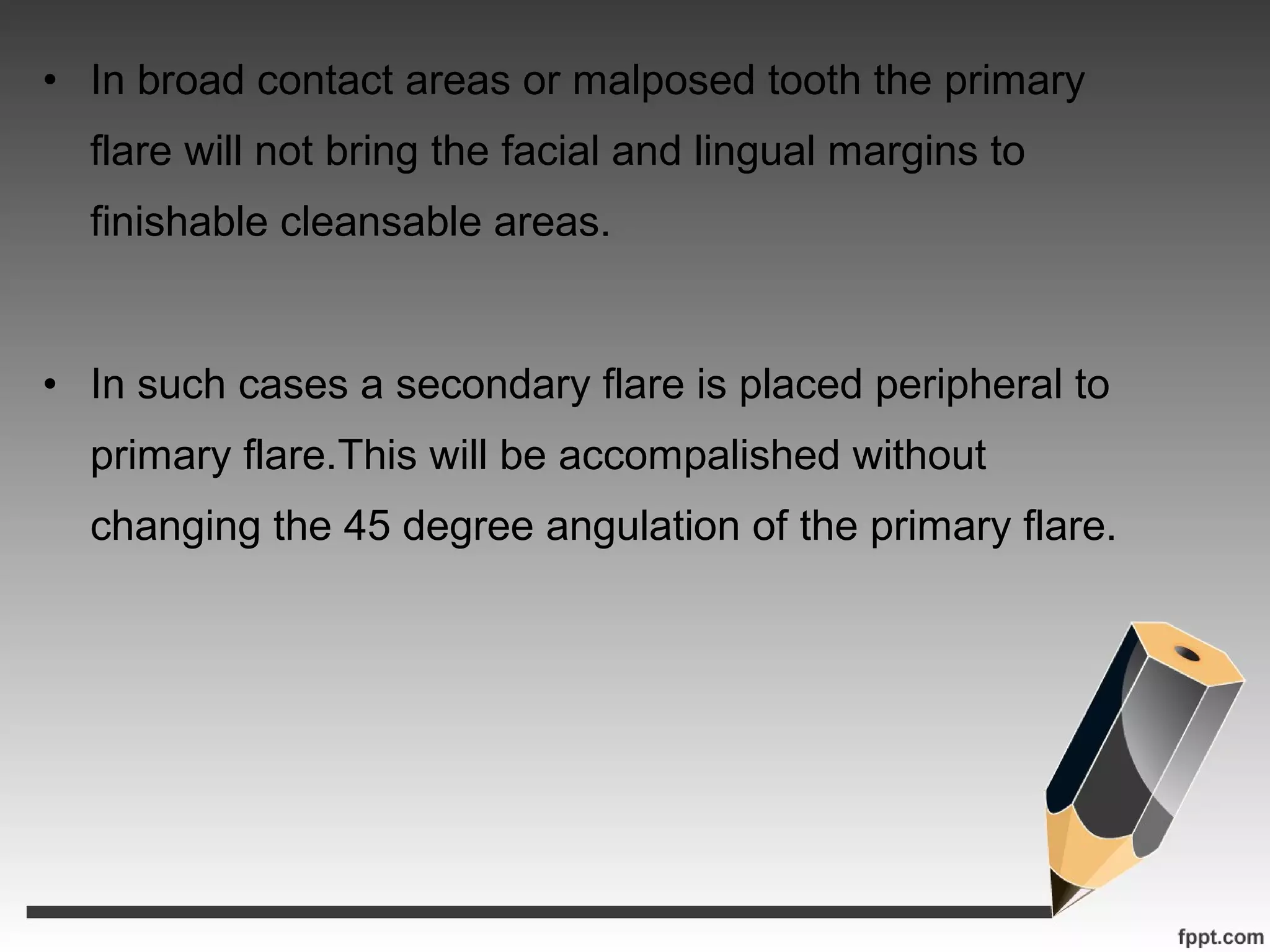 Bevels and flares in dental restoration | PPT
