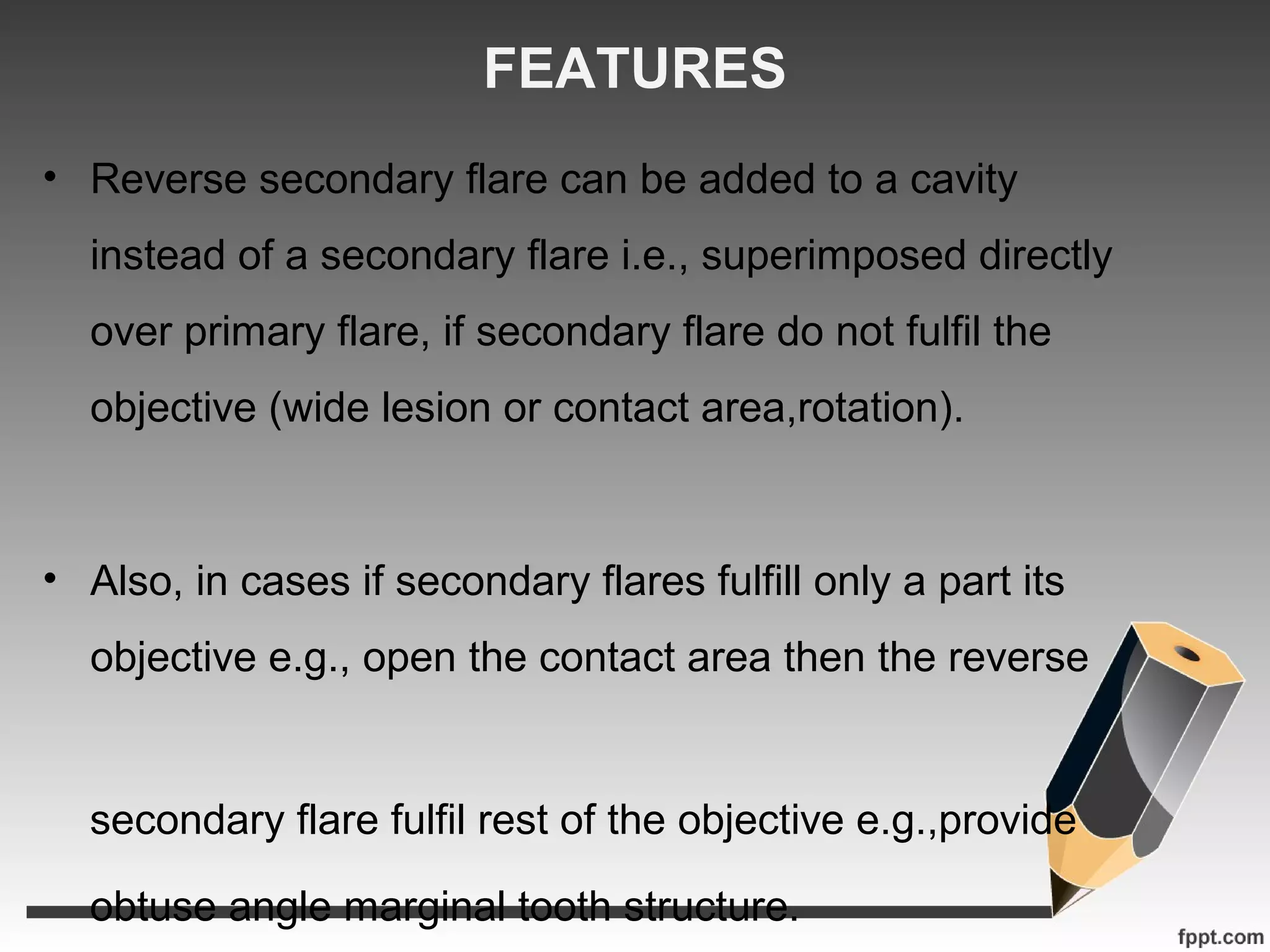 Bevels and flares in dental restoration | PPT