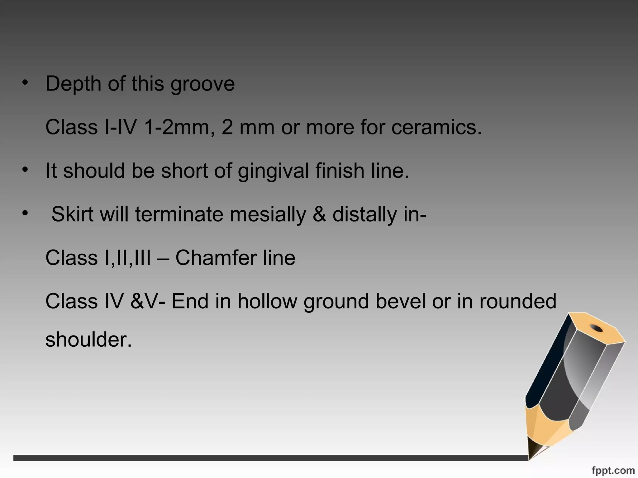 Bevels and flares in dental restoration | PPT