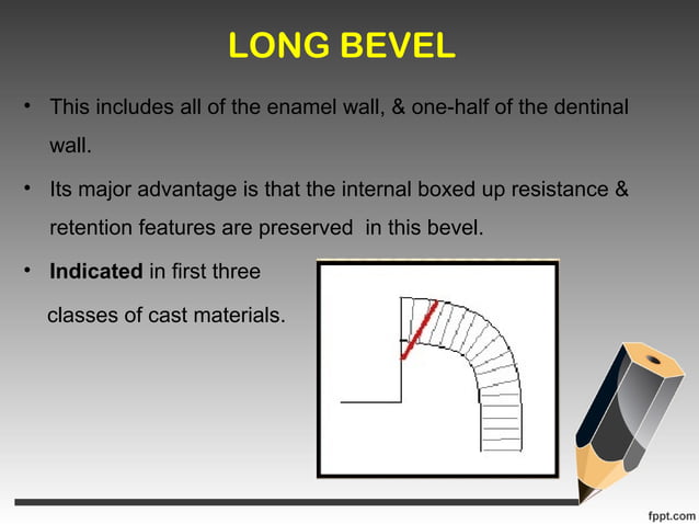 Bevels and flares in dental restoration | PPT | Dental Health ...