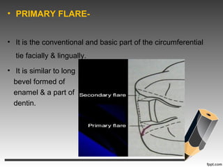 Bevels and flares in dental restoration | PPT