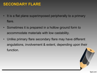 Bevels and flares in dental restoration | PPT