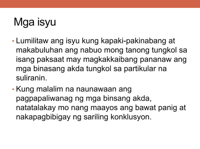 Antas ng Pagbasa | PPTX