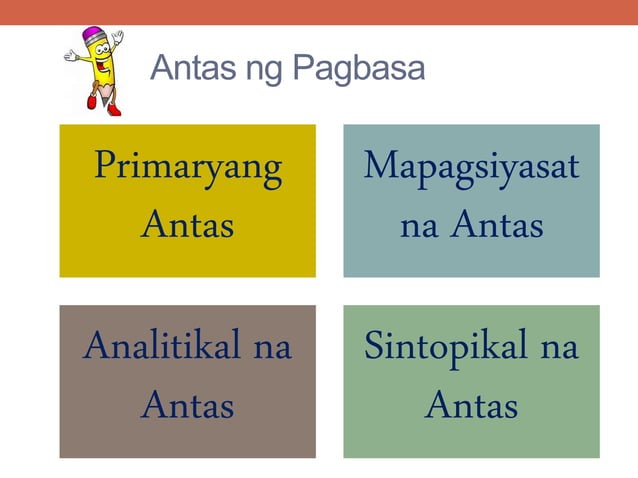 Antas ng Pagbasa | PPTX