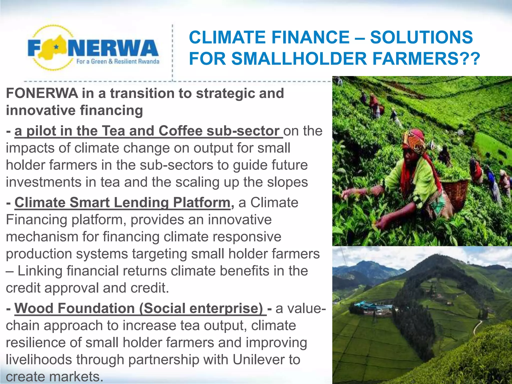 Rwanda's Green Fund (FONERWA): an engine for 50 years of green growth ...