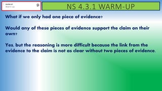 Writing A Scientific Argument | PDF