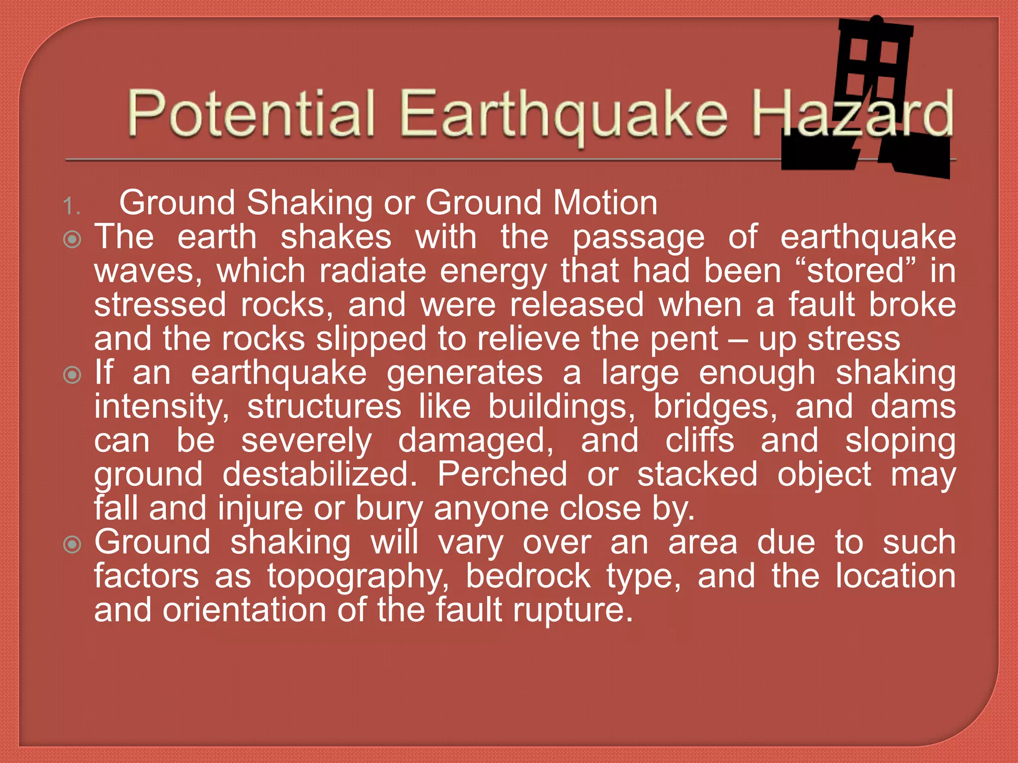 Earthquake Hazards | PPT