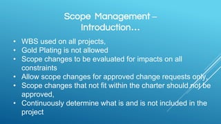 4. PMP Training - Scope management | PPTX
