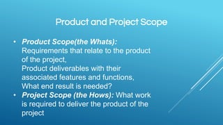 4. PMP Training - Scope management | PPTX
