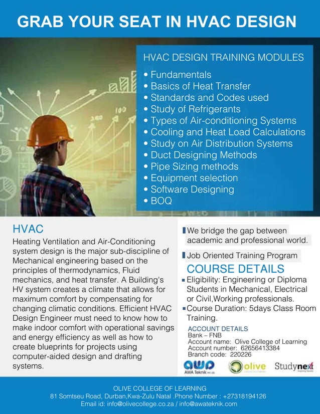 HVAC Design Training - AWA Teknik Pvt Ltd | PDF | Free Download