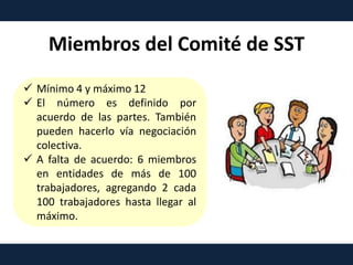 Comite de Seguridad y Salud en el Trabajo | PDF