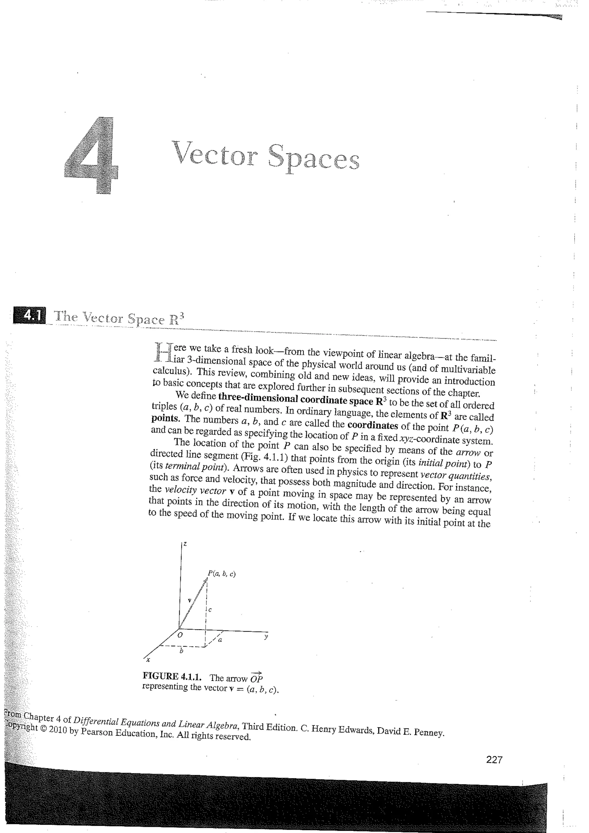 Linear Algebra and Differential Equations by Pearson - Chapter 4 | PDF