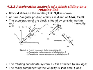 4. acceleration analysis of linkages | PDF