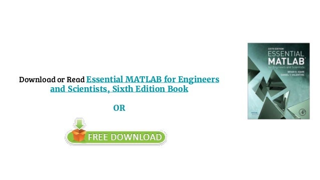Essential MATLAB for Engineers and Scientists, Sixth Edition free ...