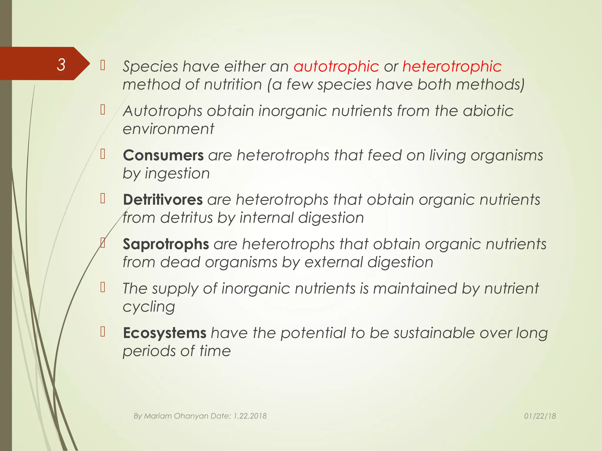 Topic 4.1 species, communities and ecosystems | PPT