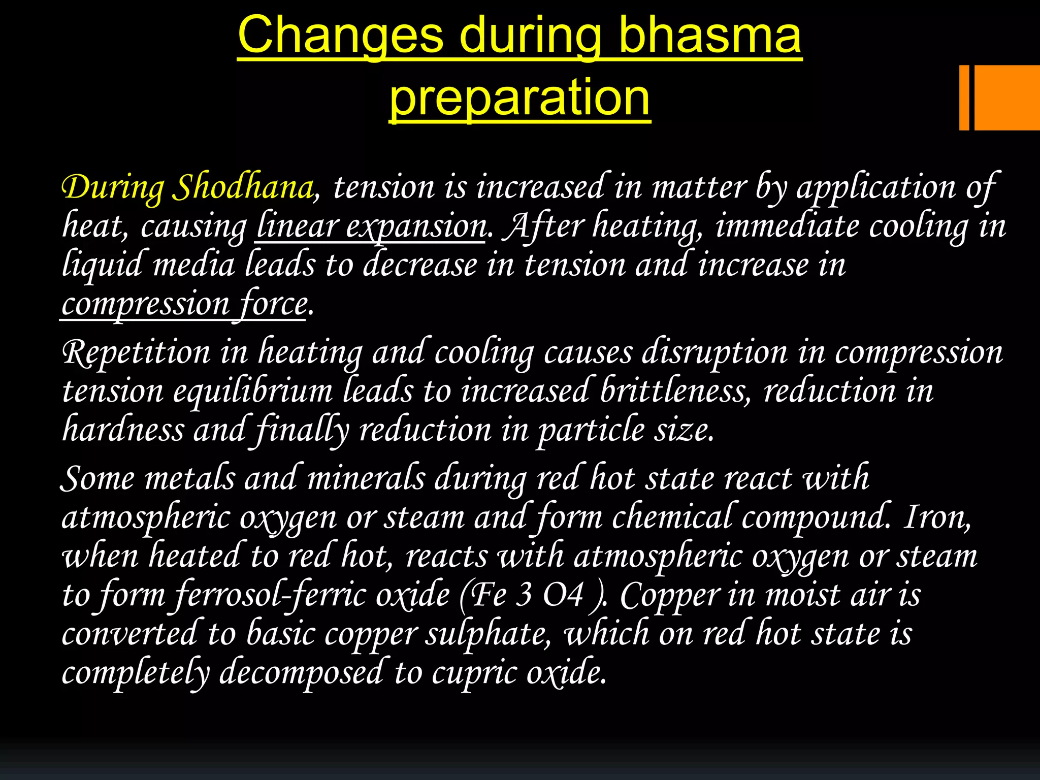 Pancha bhasma siddhi lakshana- Dr. Saroja M Patil | PPTX