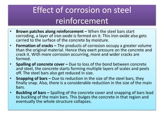 4.corrosion of reinforcement in concrete | PPTX