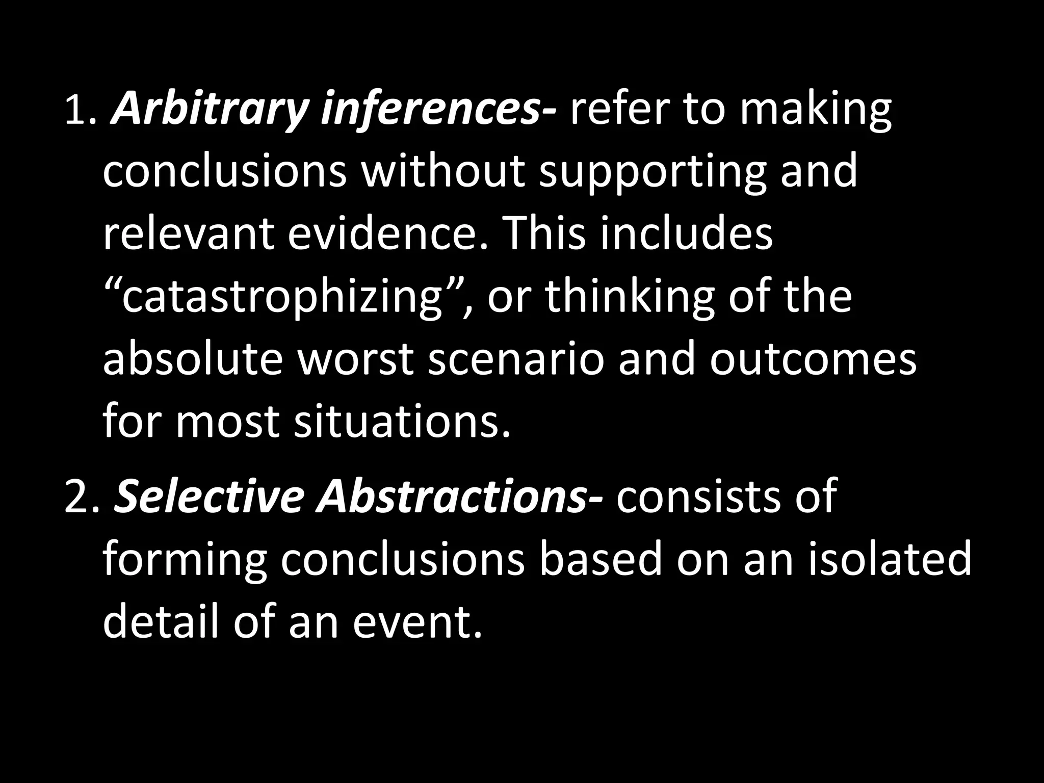 Aaron Becks Cognitive Therapy | PPTX