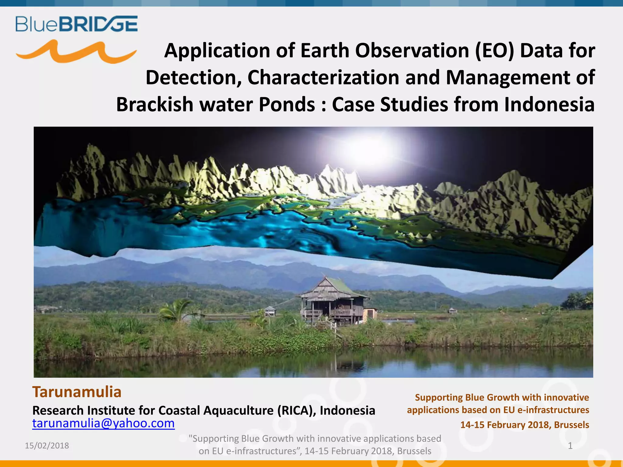 Application of Earth Observation (EO) Data for Detection ...