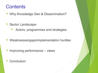 knowledge generation system and knowledge dissemination system | PPT