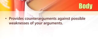 Position Paper: its Definition and Parts | PPTX