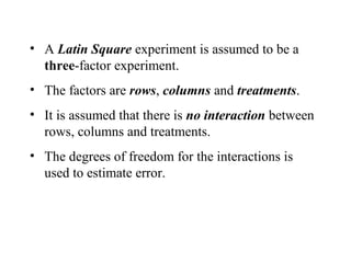 Latin square design- Dr. Manu Melwin Joy - School of Management Studies ...