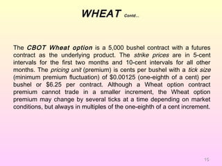 CBOT Agri-products | PPT