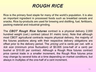 CBOT Agri-products | PPT