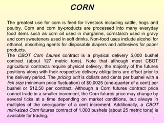 CBOT Agri-products | PPT