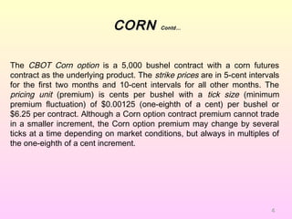 CBOT Agri-products | PPT