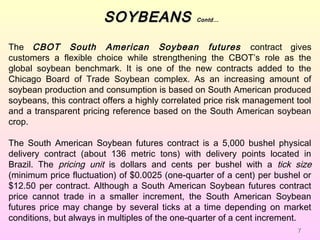 CBOT Agri-products | PPT