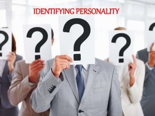 IDENTIFYING THE PERSONALITY QUIZ | PPTX