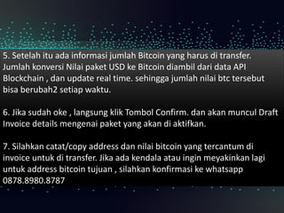 4. panduan top up paket akun di cryptolabs | PPT