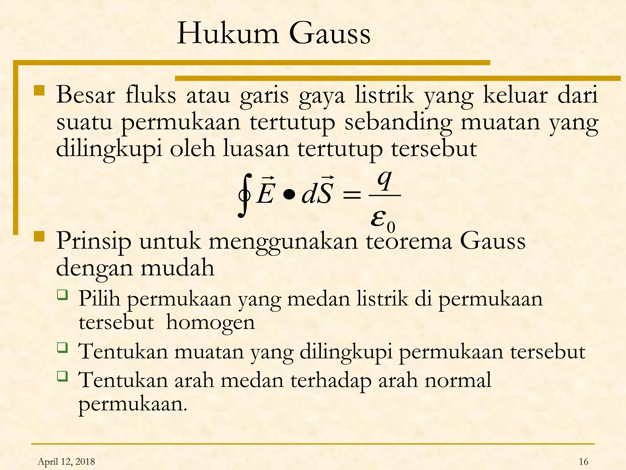 4.hukum gauss | PPT