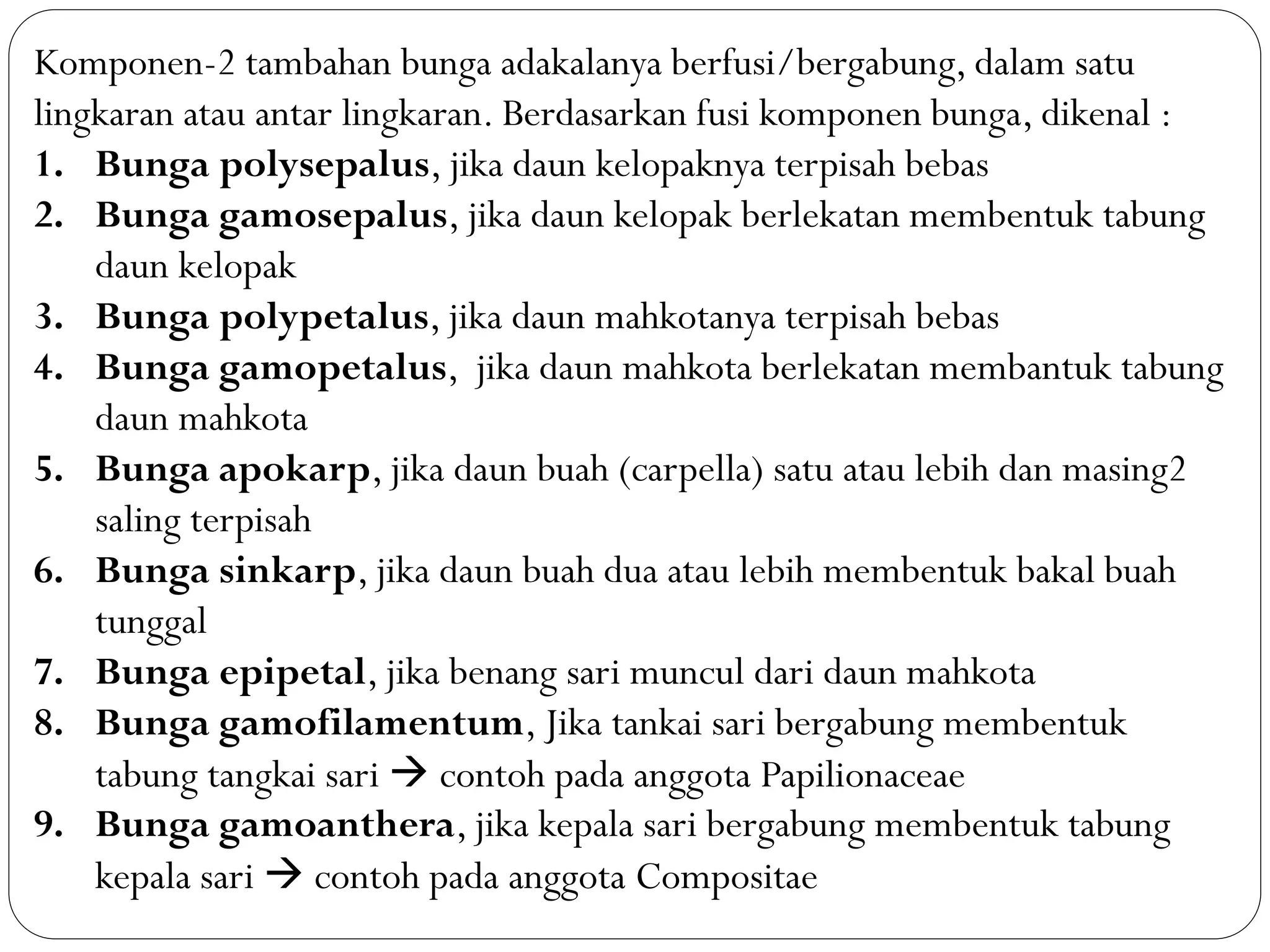 4. Morfologi Bunga | PDF