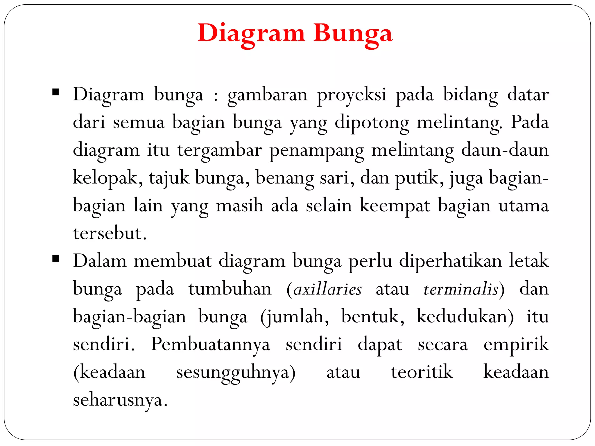 4. Morfologi Bunga | PDF