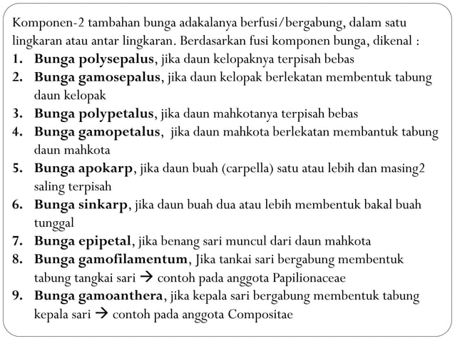 4. Morfologi Bunga | PDF