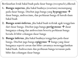 4. Morfologi Bunga | PDF