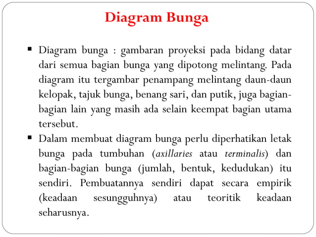 4. Morfologi Bunga | PDF