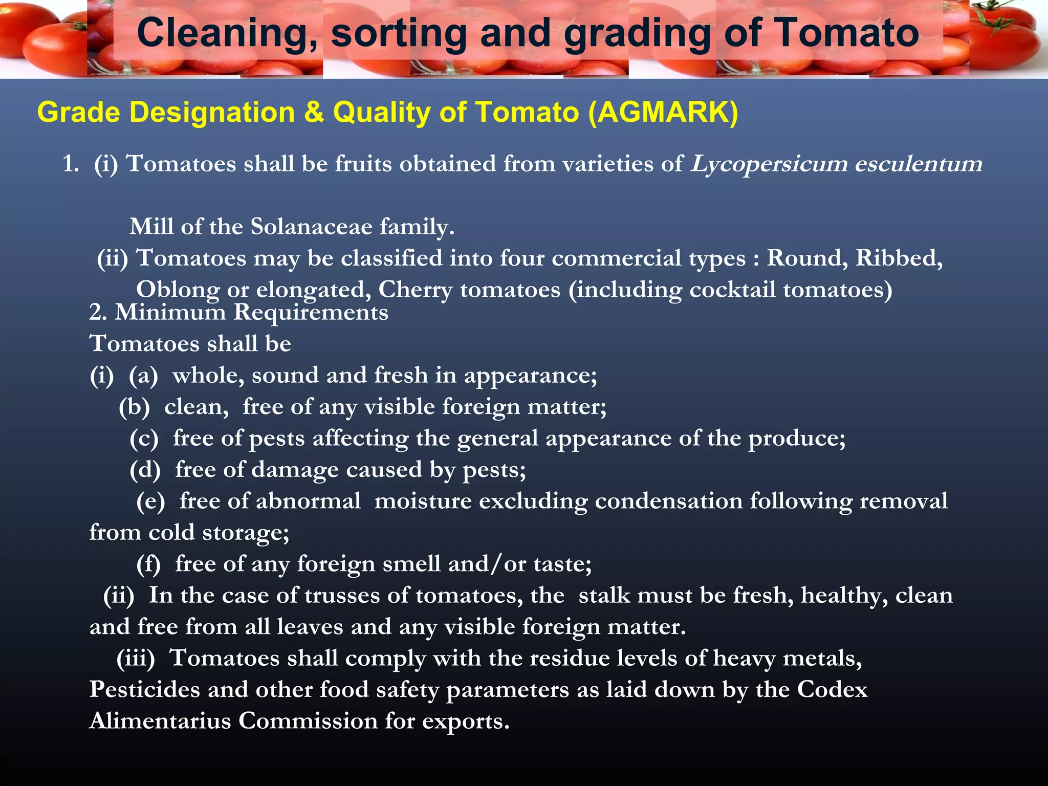 Tomato Grading | PPT
